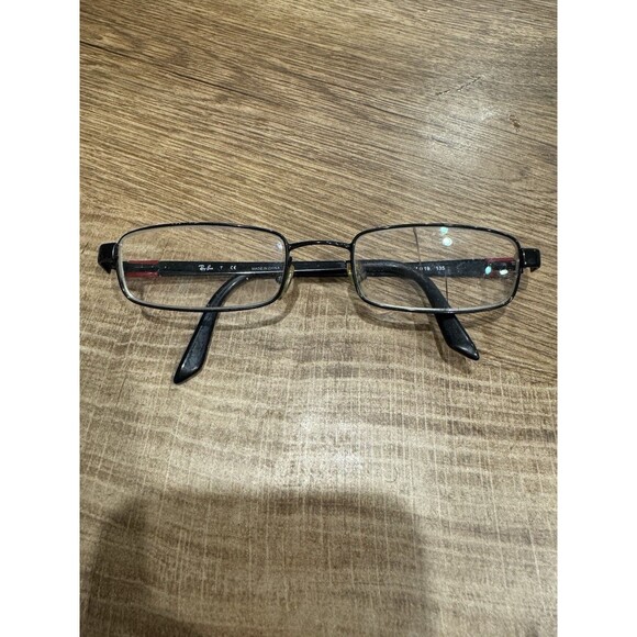 Ray-Ban | Accessories | Rayban Rb 676 2509 Black Red Eyeglasses Frame ...